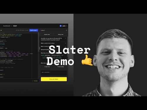 Slater | AI Custom Code Tool For Webflow Projects